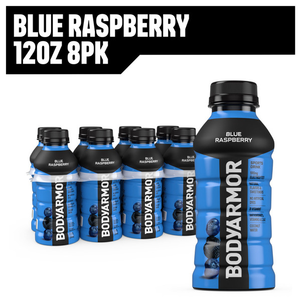 BODYARMOR Blue Raspberry Sports Drink Bottles Same-Day Delivery or ...