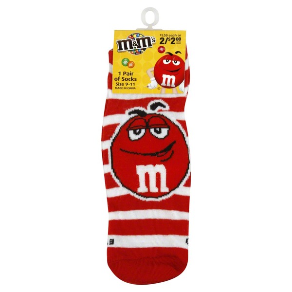 M&M's Socks, Size 9-11 (1 pair) - Instacart