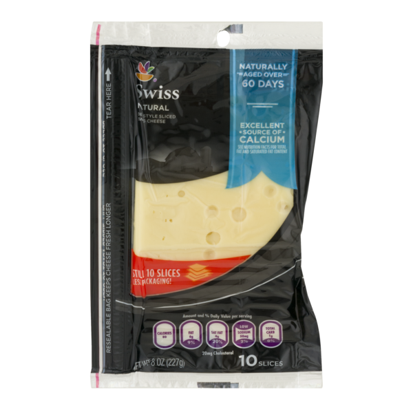 Stop & Shop Store Brand Cheese, Swiss, Slices Same-Day Delivery or ...
