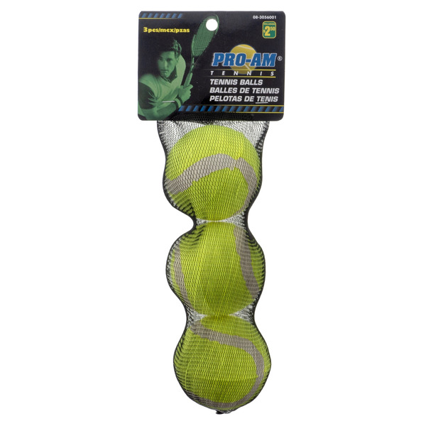 PRO-AM Tennis Balls, 4 Pack Same-Day Delivery | Dollarama