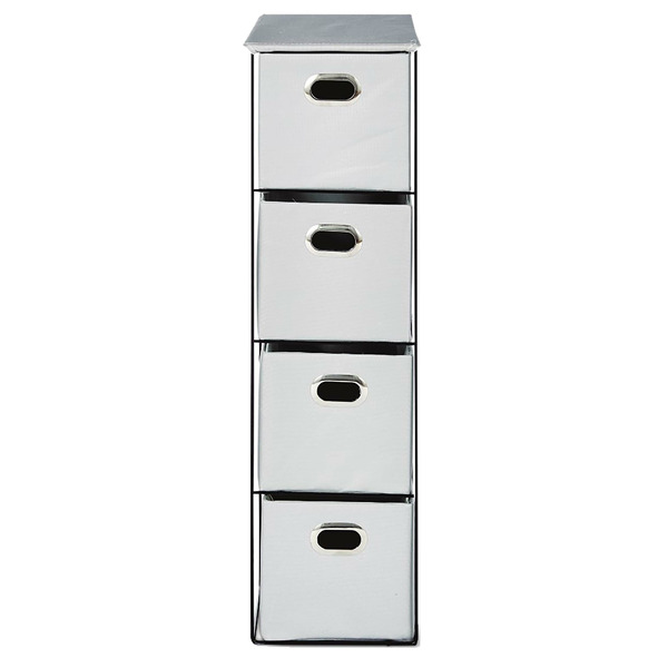 ALDI Huntington Home 4 Drawer Storage Tower - Gray Same-Day Delivery or ...