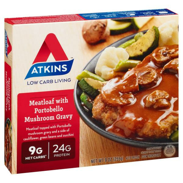 Atkins Meatloaf with Portobello Mushroom Gravy Same-Day Delivery or ...