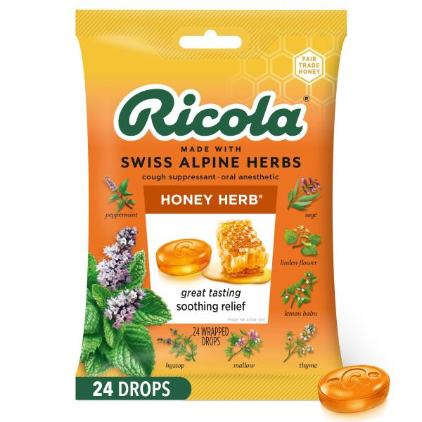 Ricola Honey Herb Soothing Cough Drops Same-Day Delivery or Pickup | Publix