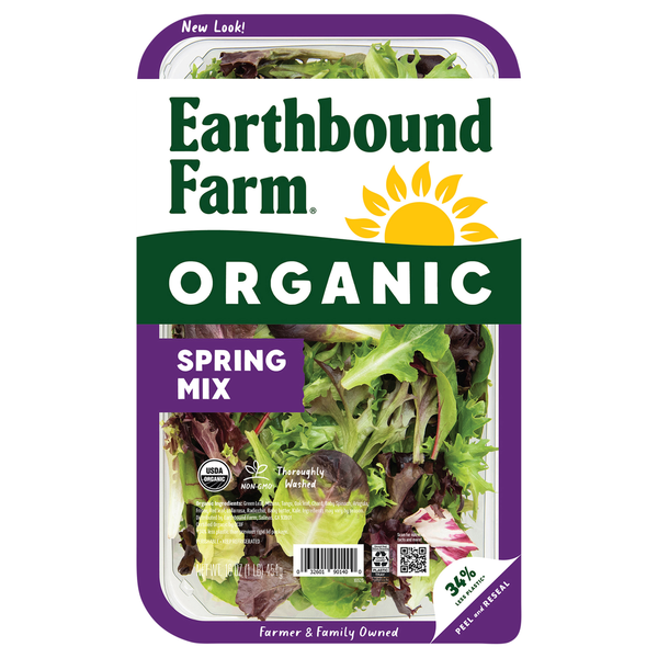 Walmart Earthbound Farm Organic Spring Mix Same-Day Delivery | Instacart