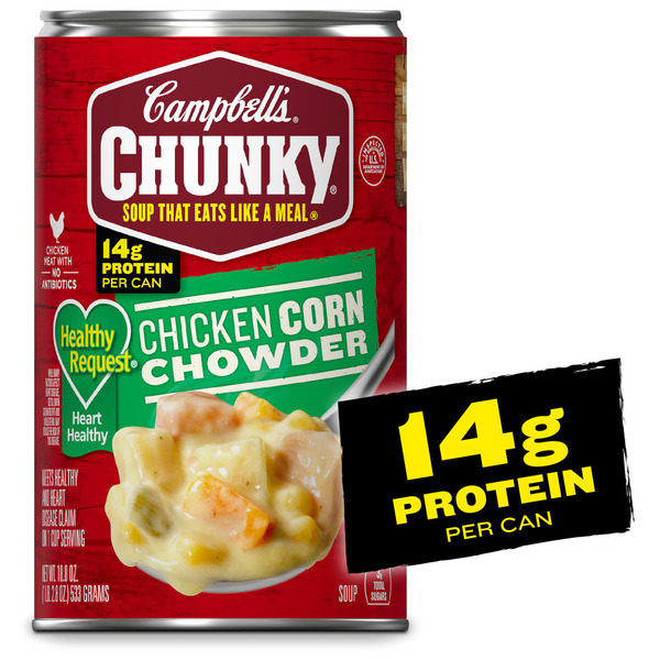 With Ham 19 Campbell's Chunky Chicken Corn Chowder Soup 540ml ...