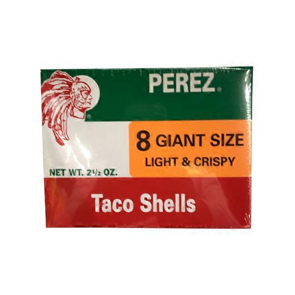 Perez Giant Taco Shells (8 ct) - Instacart