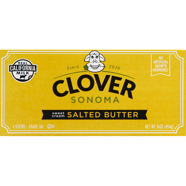 Safeway Clover Sonoma Butter, Salted, Sweet Cream Same-Day Delivery or ...