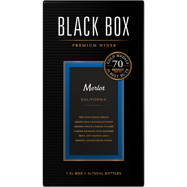 Black Box Wines Merlot Red Wine 3L Box Wine Same-Day Delivery or Pickup ...