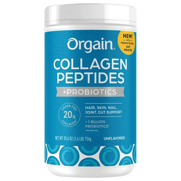 Orgain Collagen Peptides + Probiotics, Unflavored Same-Day Delivery ...