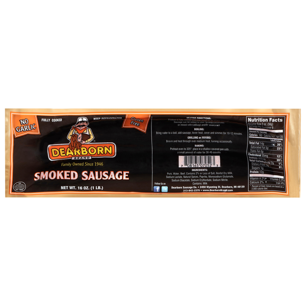 Dearborn Brand Smoked Sausage Same-Day Delivery or Pickup | Village Market