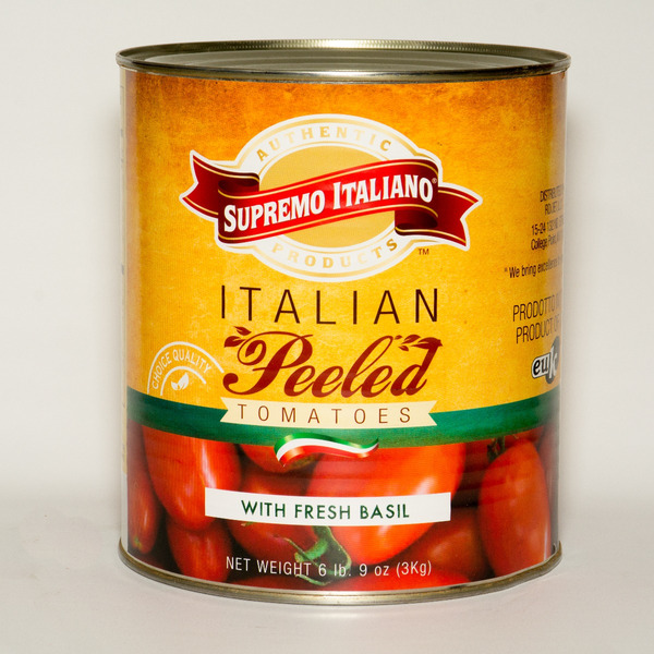 Supremo Italiano - Peeled Italian Tomatoes with Basil - #10 can ...