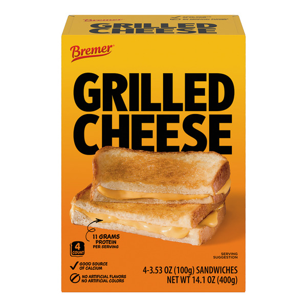Bremer Grilled Cheese Sandwich 4pk Same-Day Delivery or Pickup | ALDI