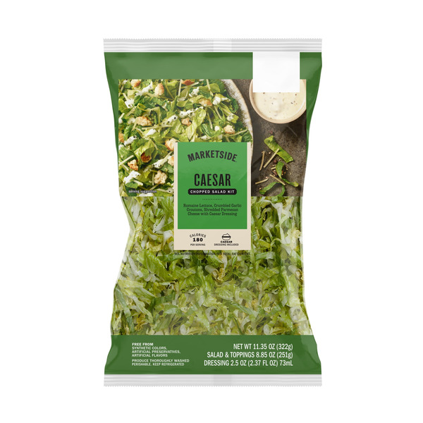 Walmart Marketside Caesar Romaine Lettuce, Crumbled Garlic Croutons ...