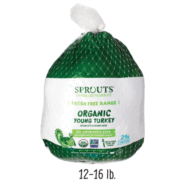 Fresh Organic Raw Whole Turkey 12-14 lb Same-Day Delivery or Pickup ...
