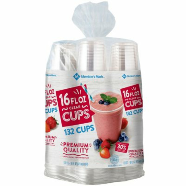 Sam's Club Member's Mark Clear Disposable Cups Same-Day Delivery ...