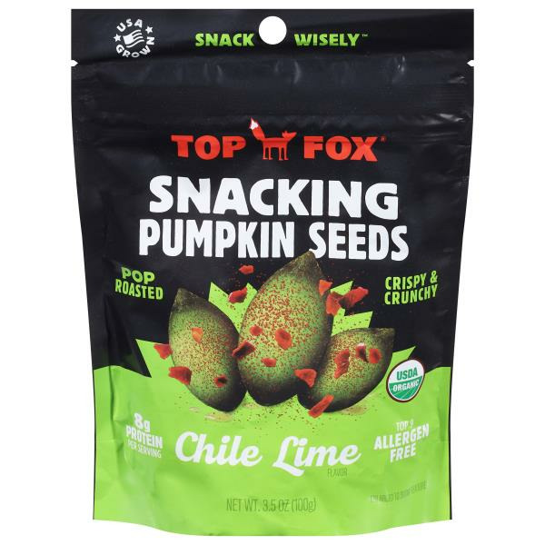 Top Fox Pumpkin Seeds, Chile-Lime, Pop Roasted Same-Day Delivery or ...