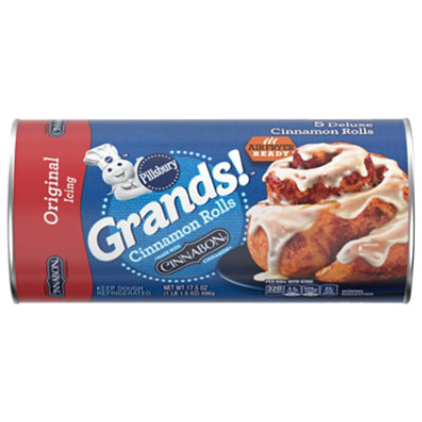 Safeway Pillsbury Grands! Cinnabon Cinnamon and Original Icing Cinnamon ...