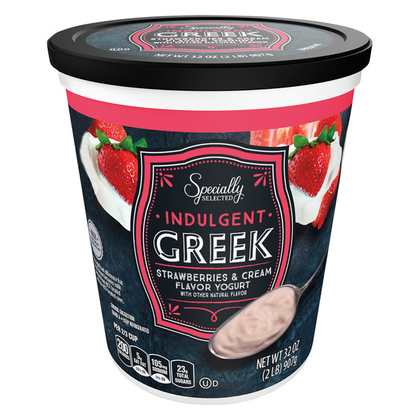 ALDI Specially Selected Strawberry & Cream Indulgent Yogurt Same-Day ...
