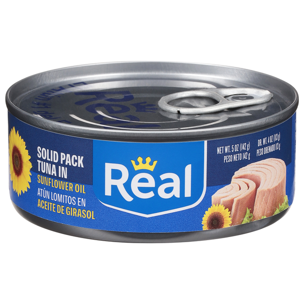 Real Tuna, Solid Pack, in Sunflower Oil Same-Day Delivery | Food Bazaar