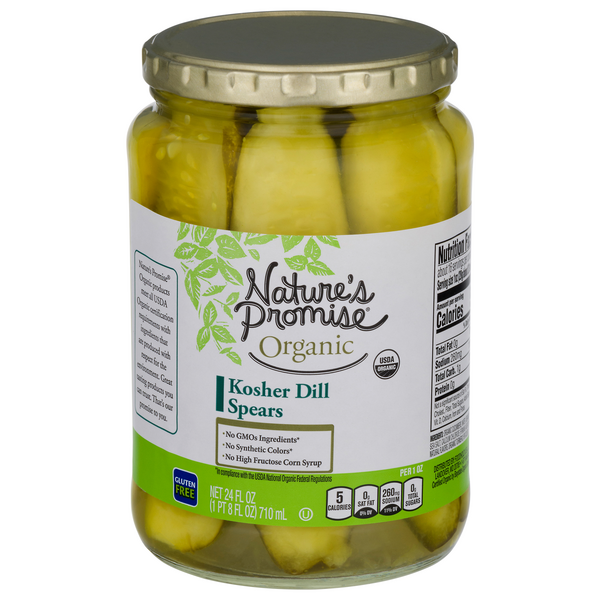 Food Lion Nature's Promise Pickles, Kosher Dill Spears Same-Day ...