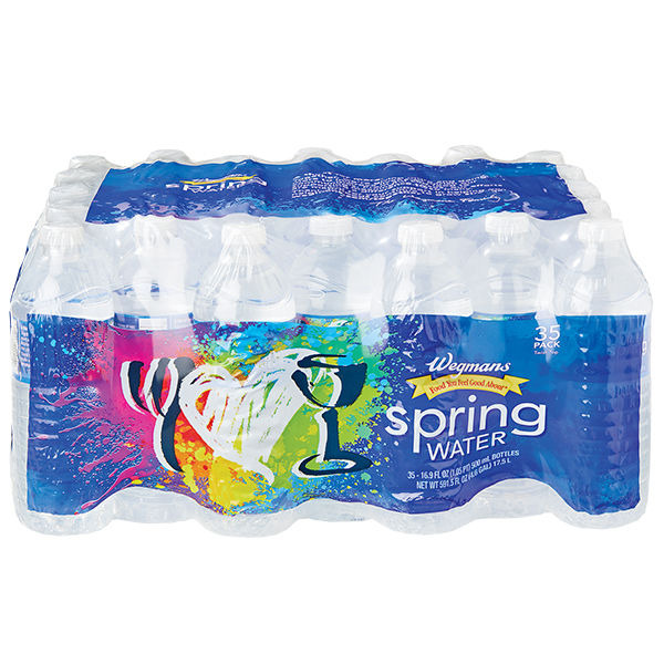 Wegmans Wegmans Food You Feel Good About Spring Water, 35 bottles ...
