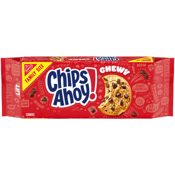 Food Lion Chips Ahoy! Chewy Chocolate Chip Cookies, Family Size Same ...