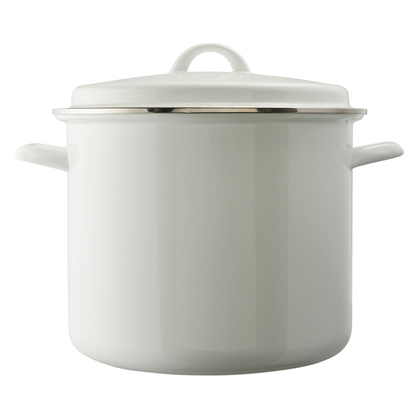 Crofton Porcelain Enamel Stockpot - White Same-Day Delivery or Pickup ...