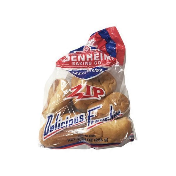 Leidenheimer Baking Co. Zip Delicious Frenchies Enriched Rolls (6 ct ...