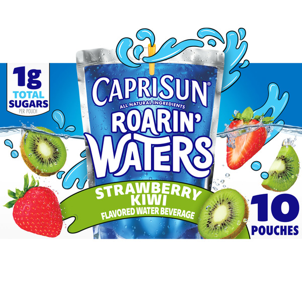 Publix Capri Sun Strawberry Kiwi Surf Naturally Flavored Kids Water ...