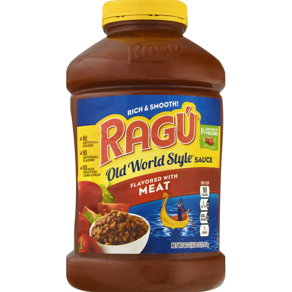 Ragu Sauce, Meat Flavored (66 oz) - Instacart