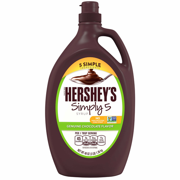 Costco Hershey's Simply 5 Syrup Same-Day Delivery or Pickup | Instacart
