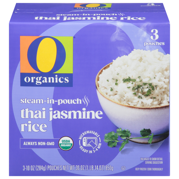 Safeway O Organics Rice, Thai Jasmine, Steam-in-Pouch Same-Day Delivery ...