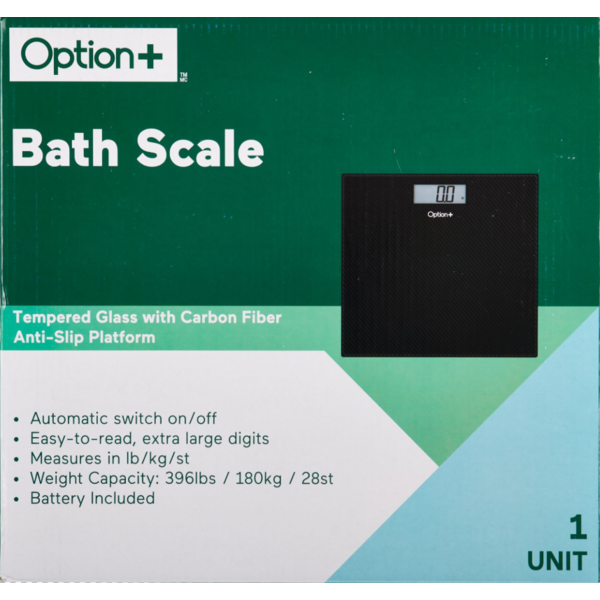 OPTION+ Bathroom Scale Same-Day Delivery | Rexall