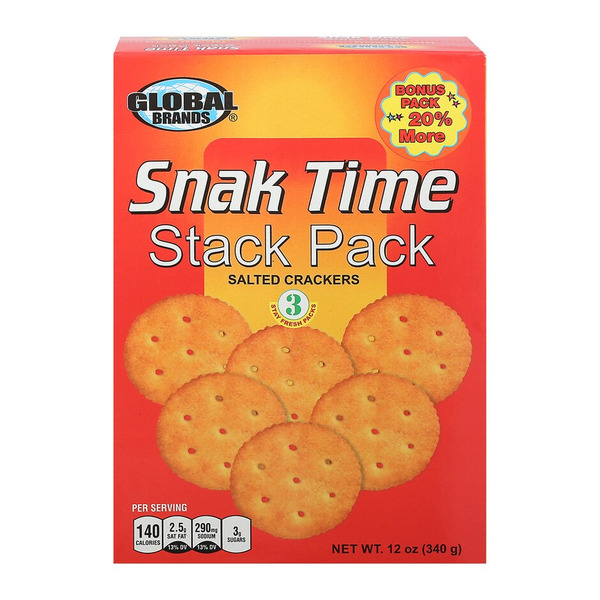 Dollar Tree Global Brands Crackers, Salted, Stack Pack, 3 Pack Same-Day ...