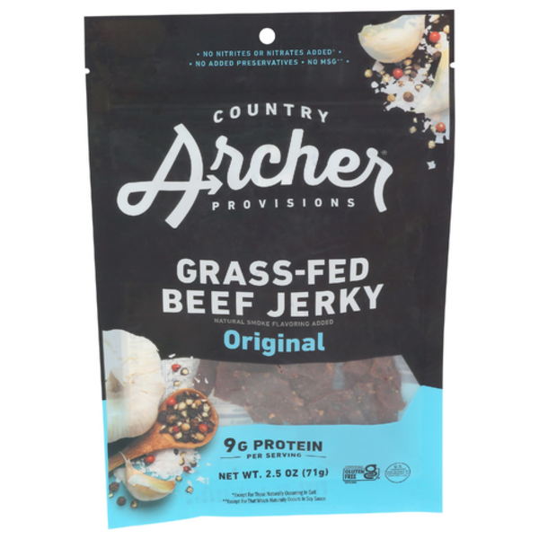 Country Archer Beef Jerky, Original, Grass-Fed Same-Day Delivery or ...