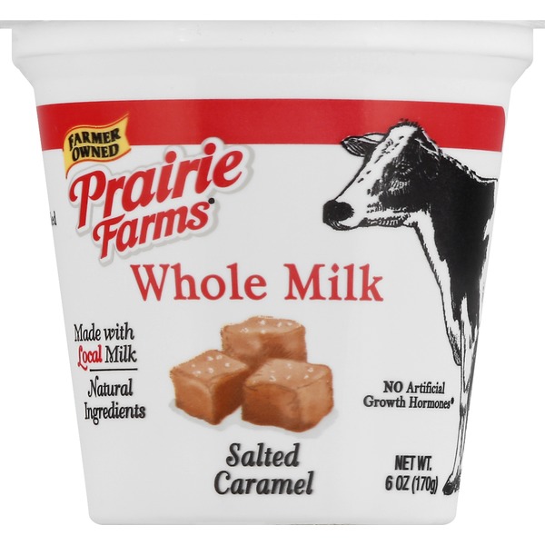 Prairie Farms Yogurt, Whole Milk, Salted Caramel, Blended (6 oz ...