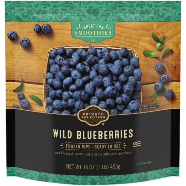Kroger Kroger Private Selection Frozen Wild Blueberries Same-Day ...
