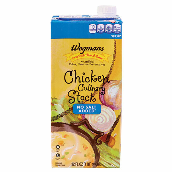 Wegmans Wegmans Food You Feel Good About No Salt Added* Chicken ...