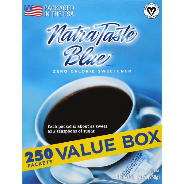 ShopRite NatraTaste Blue Sweetener, Zero Calorie, Value Box Same-Day ...
