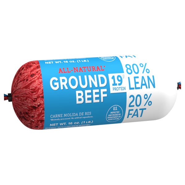 Hy-Vee Ibp Cr Fn Ground Beef 80/20 1 Same-Day Delivery or Pickup ...