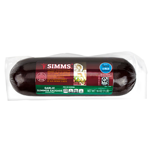 Simms Garlic Summer Sausage Same-Day Delivery or Pickup | ALDI
