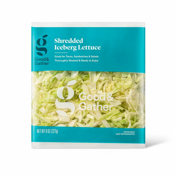 Target Good & Gather Iceberg Shredded Lettuce Same-Day Delivery | Instacart