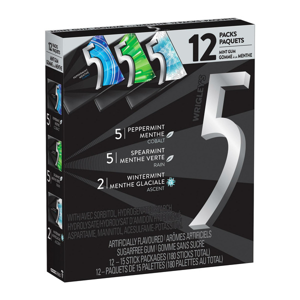 Costco Wrigley 5 Flavour Sugar Free Chewing Gum Sticks Variety Pack Same-Day Delivery | Costco ...