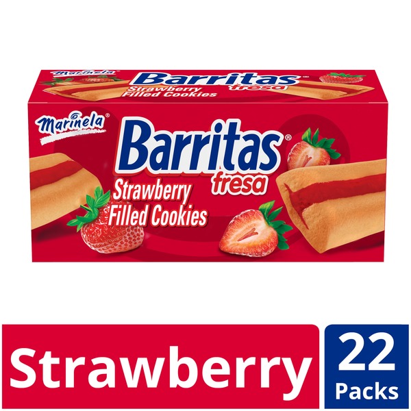 Marinela Barritas Strawberry Cookies (1.9 oz) - Instacart