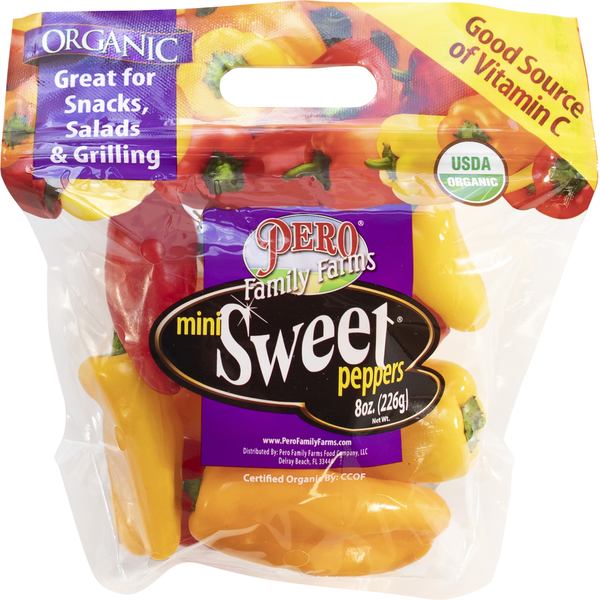 Pero Family Farms Mini Sweet Peppers, Organic Same-Day Delivery or ...