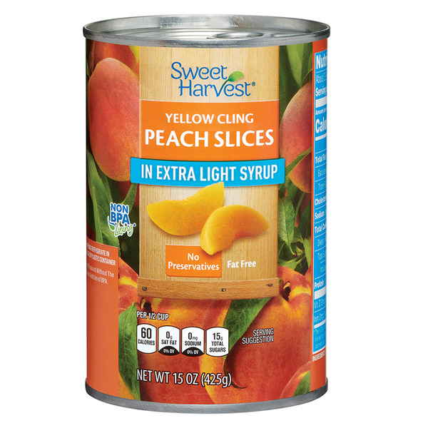 Sweet Harvest Peach Slices in Extra Light Syrup Same-Day Delivery or ...