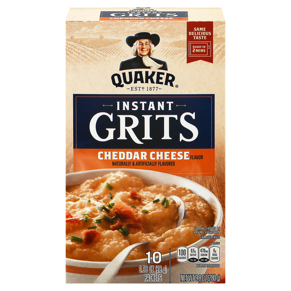 Quaker Instant Grits, Cheddar Cheese Flavor Same-Day Delivery or Pickup ...