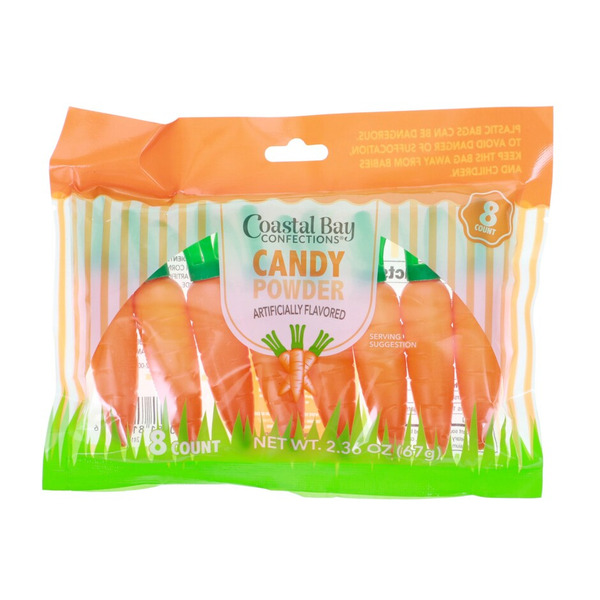 Dollar Tree Coastal Bay Confections Powder-Filled Carrots Candy Same ...