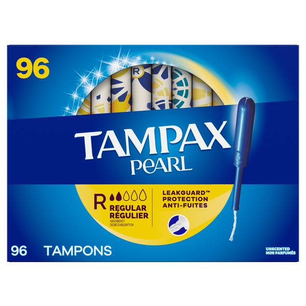 TAMPAX Pearl Regular Tampons Same-Day Delivery | Costco
