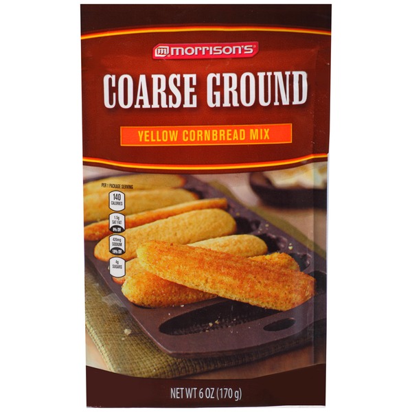 Morrison's Coarse Ground Yellow Cornbread Mix (6 oz) - Instacart